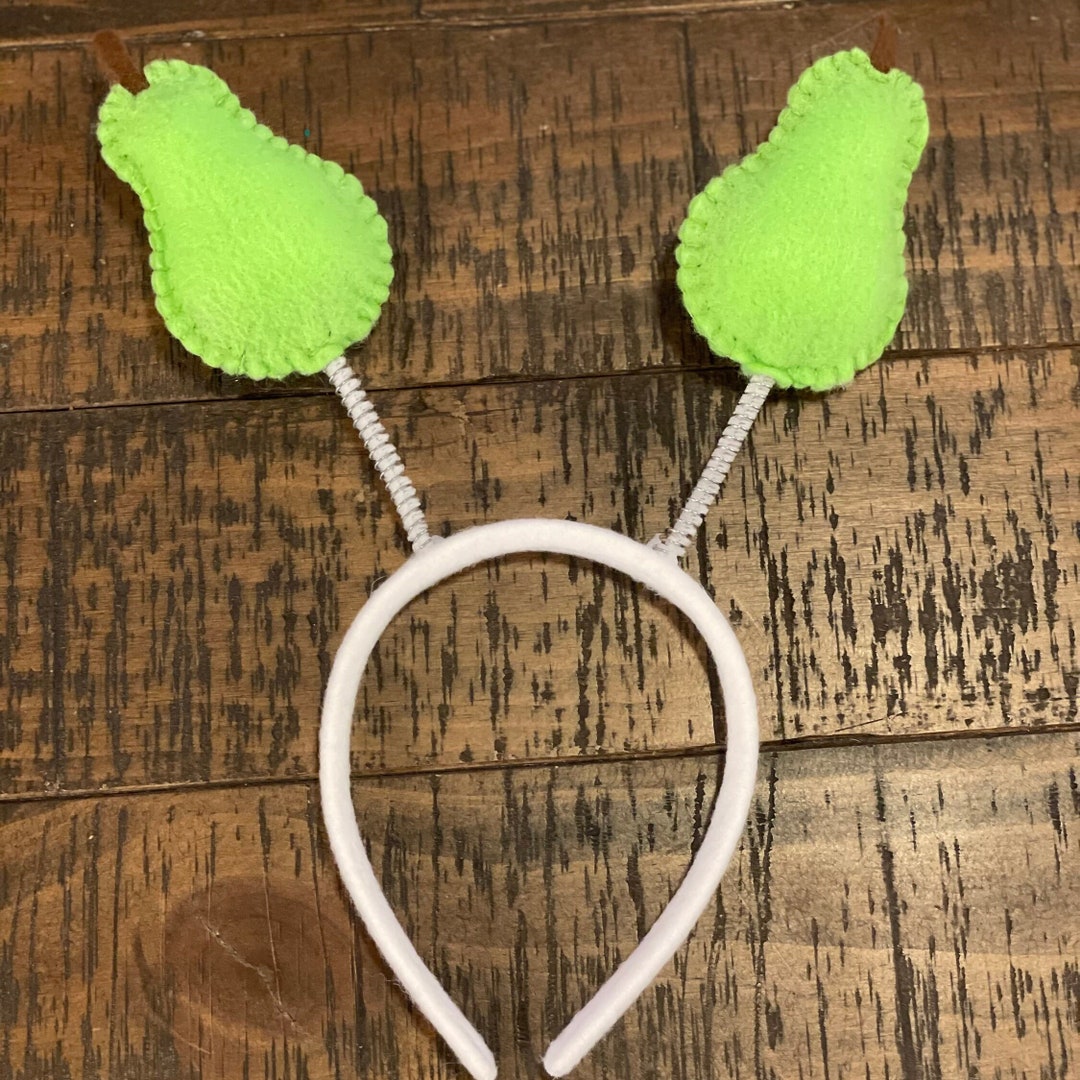 Pear Felt Bopper Headband - Head Bopper - Costume - Fruit - Etsy