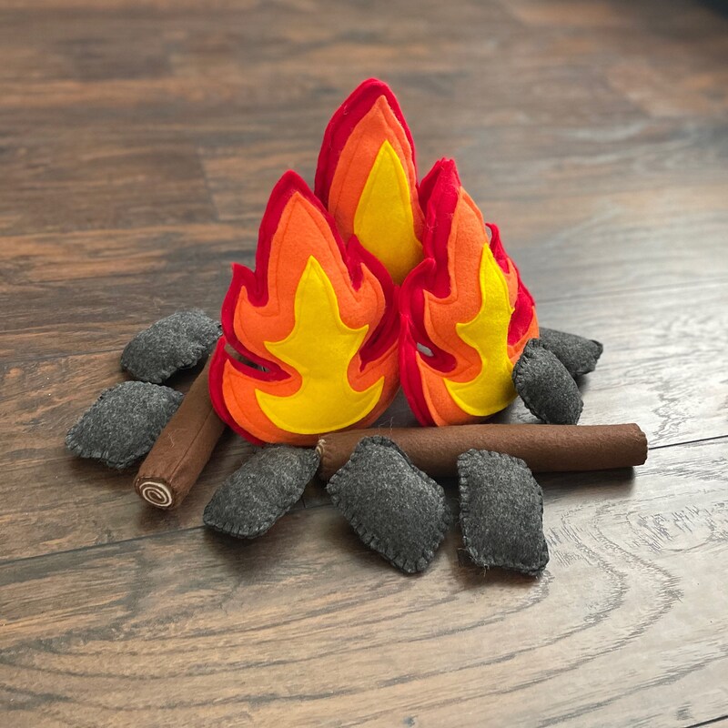 Felt Campfire - Etsy