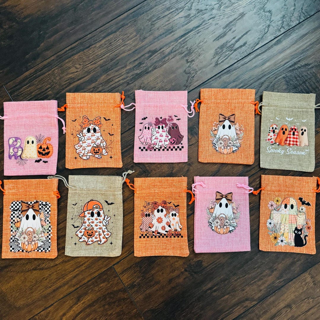 Ghost Halloween Treat Bags - Personalized - Party Favors - Classrooms ...