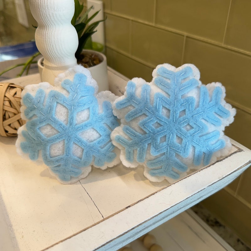 Felt Snowflake - Etsy