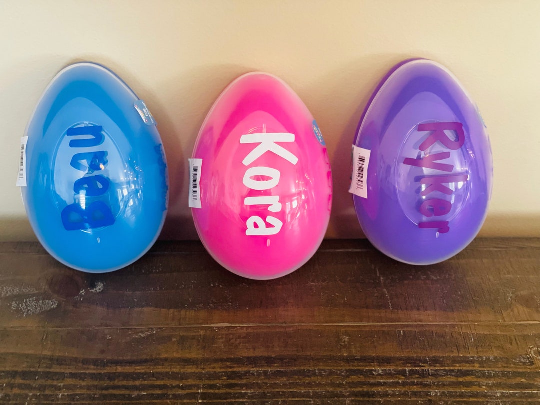 Easter Egg -jumbo Personalized - Egg Hunts - Etsy