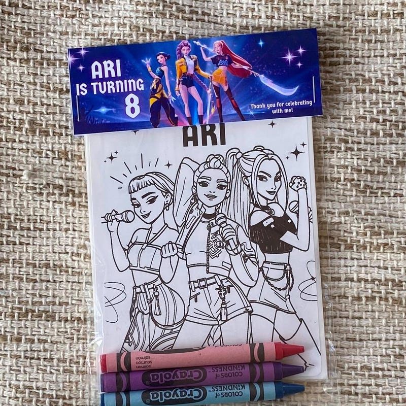 Crayon Kpop Demon Hunters - Etsy
