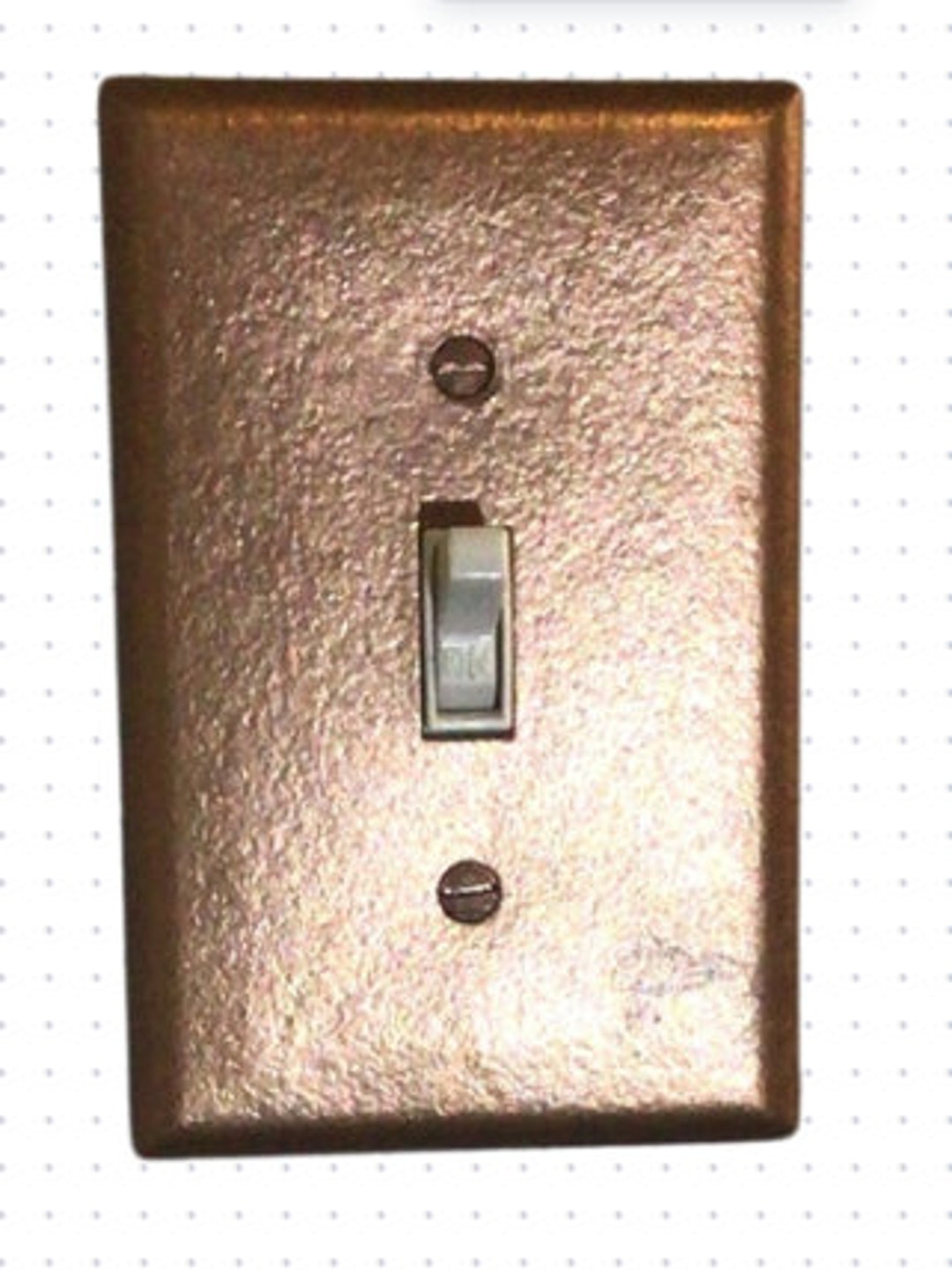Switch Plate Toggle Copper Resin Switch Plates Kitchen and Bath Bedroom ...