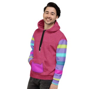 Adult Dj Catnip Style Costume Hoodie Unisex Men Women Recycled Athletic