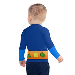 Kids Umizoomi Geo Inspired Blue Long Sleeve Costume Shirt - Shapes Belt ...