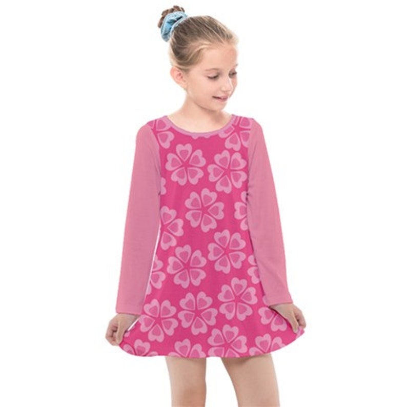 Toddler and Girls' Team Umizoomi Milli Costume Dress Long Sleeve Pink ...
