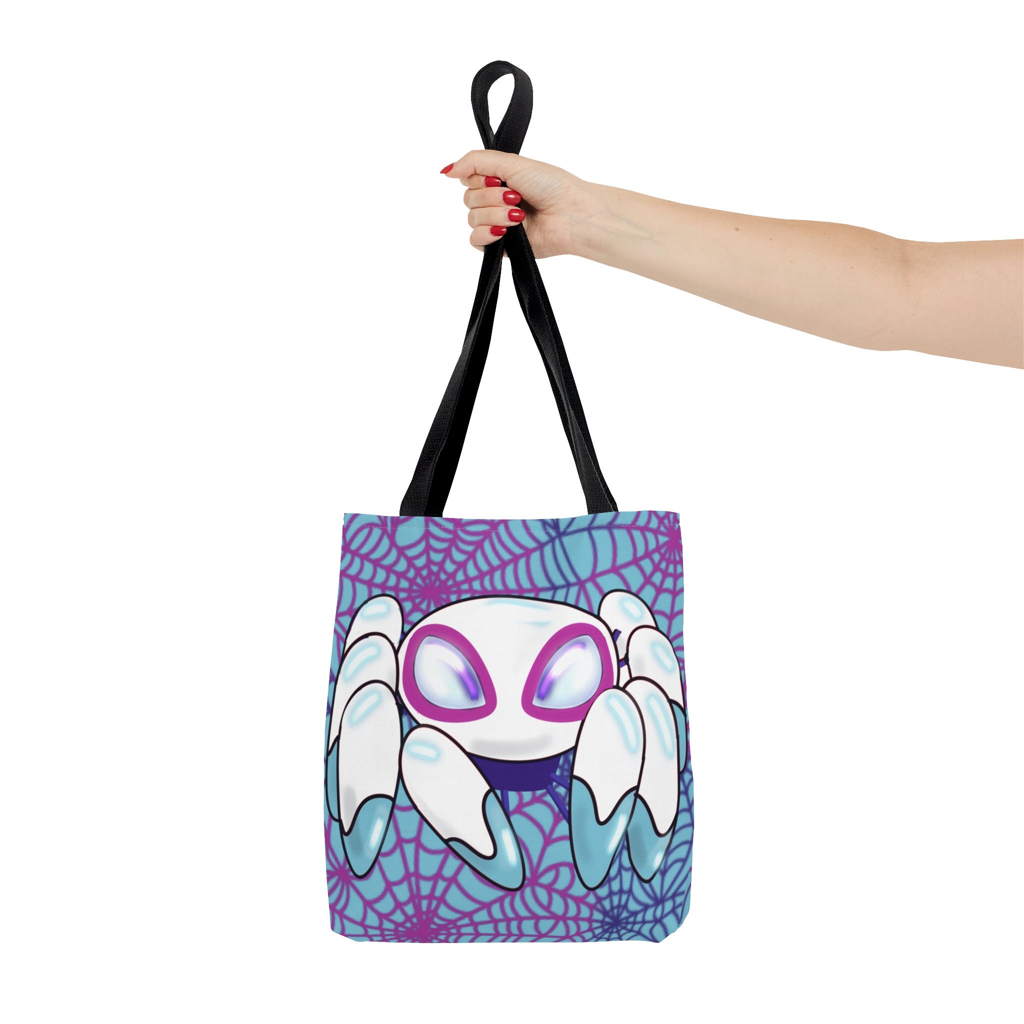 Ghost Spider Halloween Trick-or-treat Tote Bag TRACE-E TWIRL-E Spidey ...