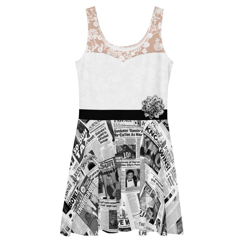Newspaper Dress - Etsy