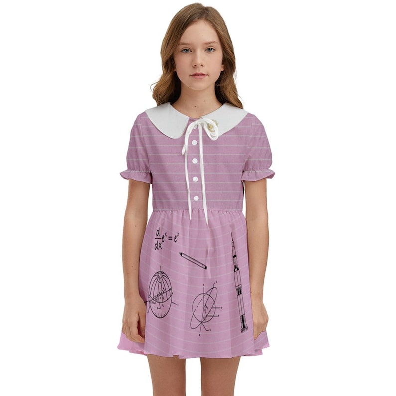 Katherine Johnson Inspired Toddler and Girls' Costume Dress Pink, Blue ...