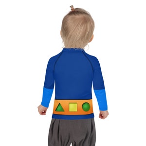Kids Umizoomi Geo Inspired Blue Long Sleeve Costume Shirt - Shapes Belt ...