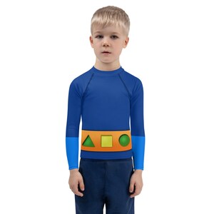 Kids Umizoomi Geo Inspired Blue Long Sleeve Costume Shirt - Shapes Belt ...