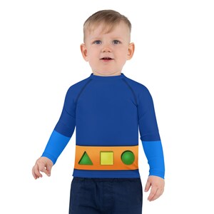 Kids Umizoomi Geo Inspired Blue Long Sleeve Costume Shirt - Shapes Belt ...