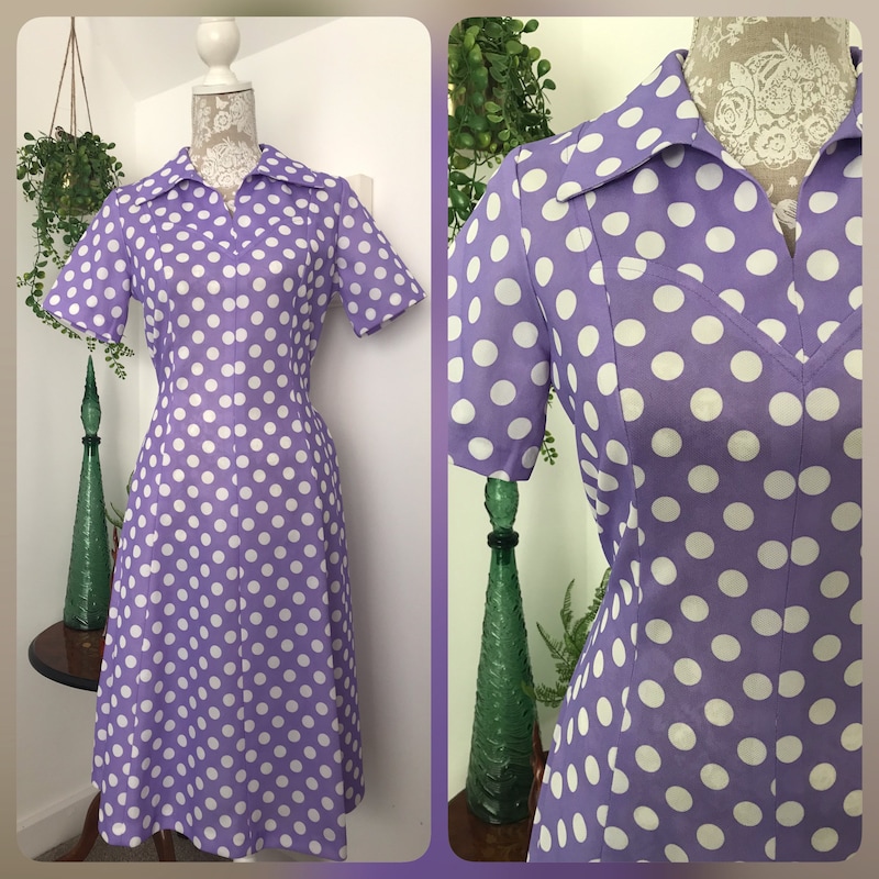 1960s Purple Dress - Etsy