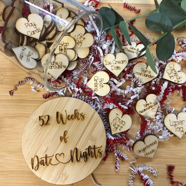 52 Weeks Of Date Nights Etsy 52 Weeks Of Date Nights Etsy