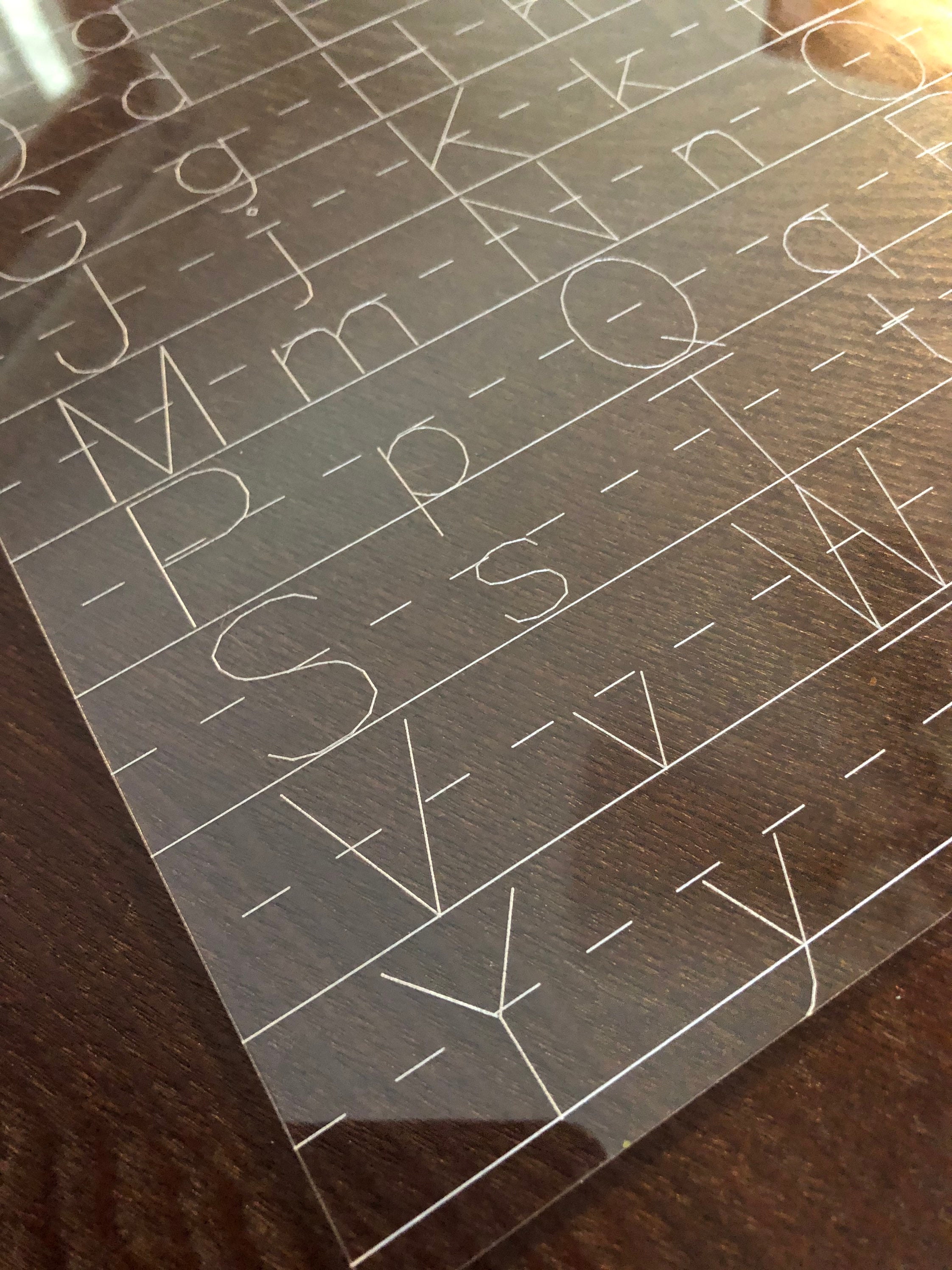 Tracing Boards for Handwriting Learning to Write Acrylic - Etsy
