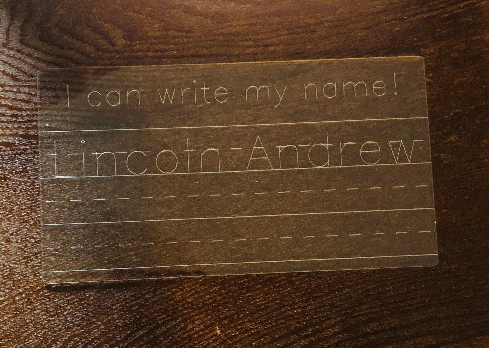 Tracing Boards for Handwriting Learning to Write Acrylic - Etsy