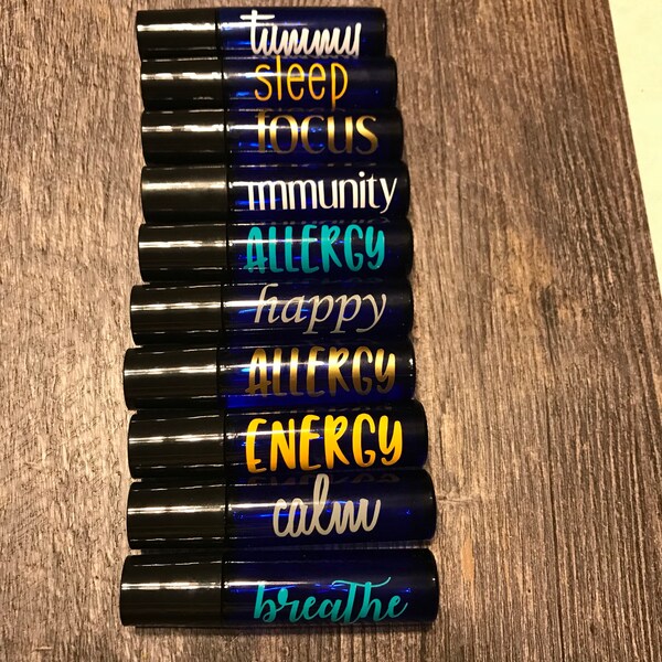 Essential Oil Roller Bottles - Etsy