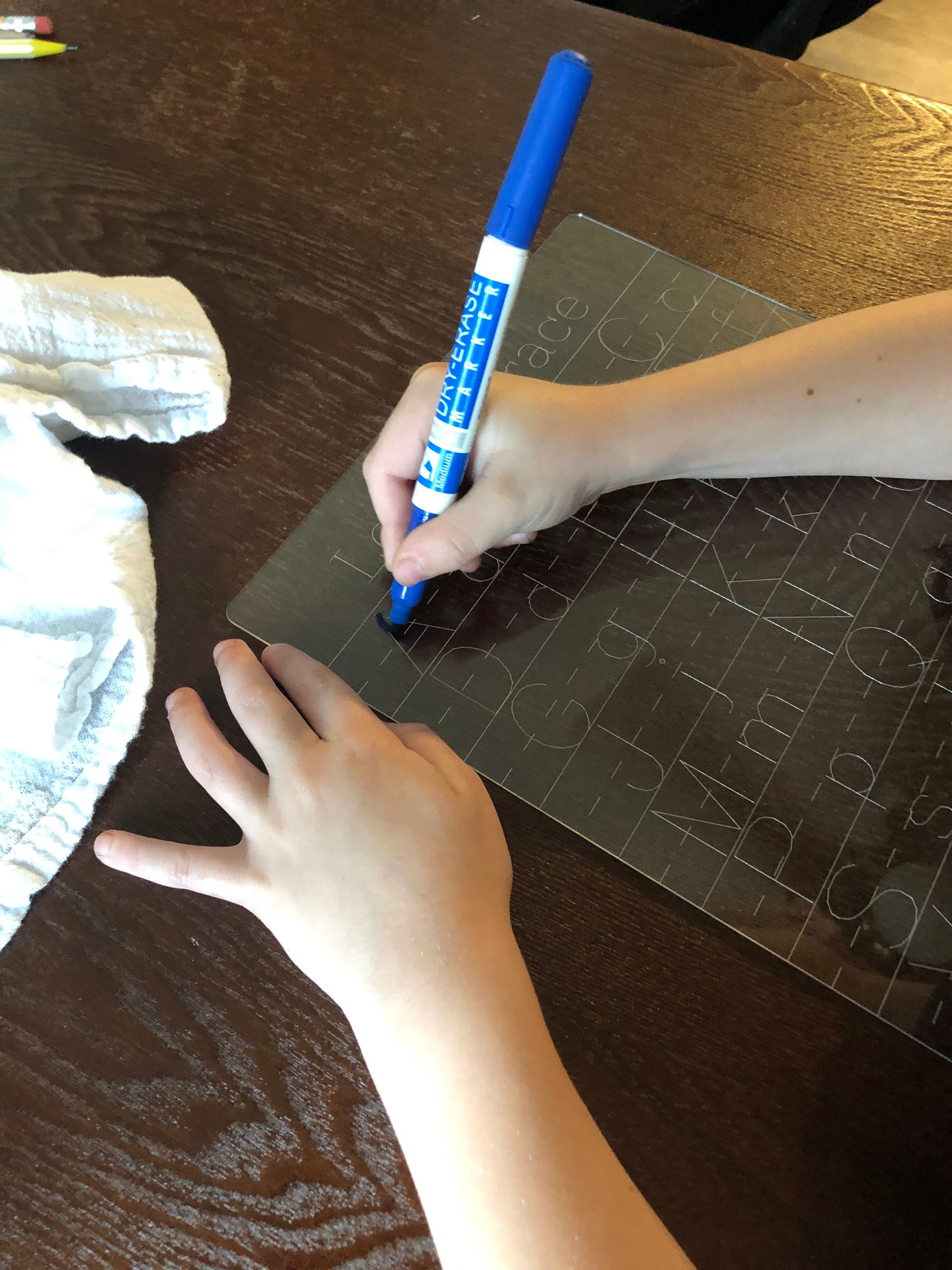 Tracing Boards for Handwriting Learning to Write Acrylic - Etsy