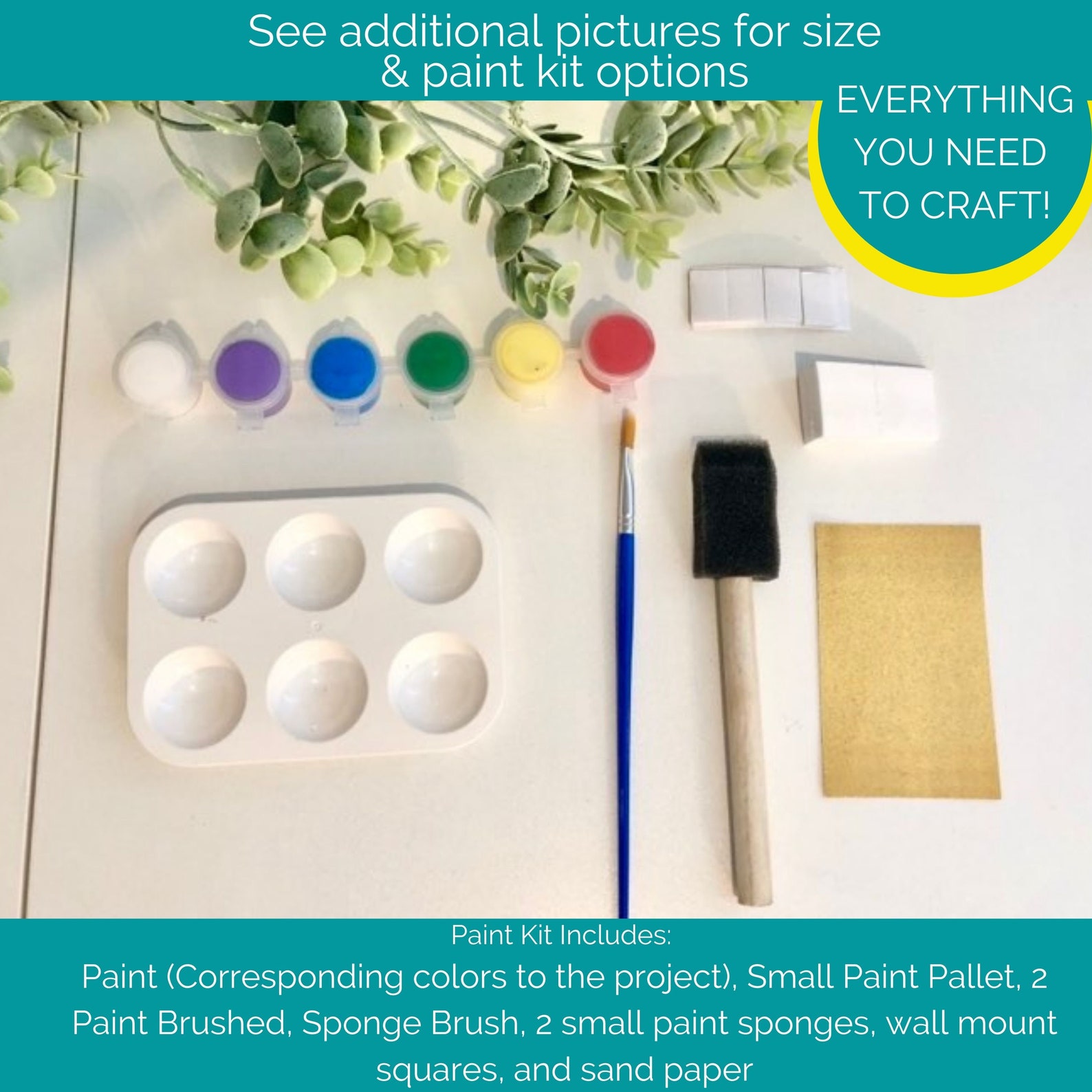 DIY Floral Welcome Door Sign Adult Craft Kit DIY Door Hanger - Etsy