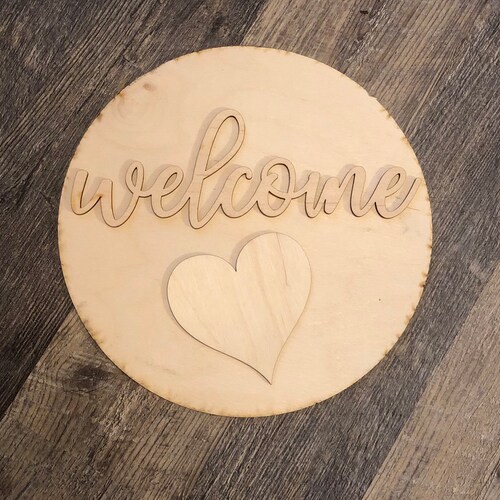 DIY Home Sign Kit With Interchangeable Accents Welcome Home - Etsy