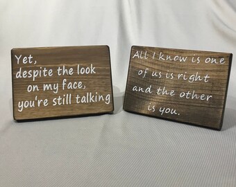 Funny wood signs | Etsy