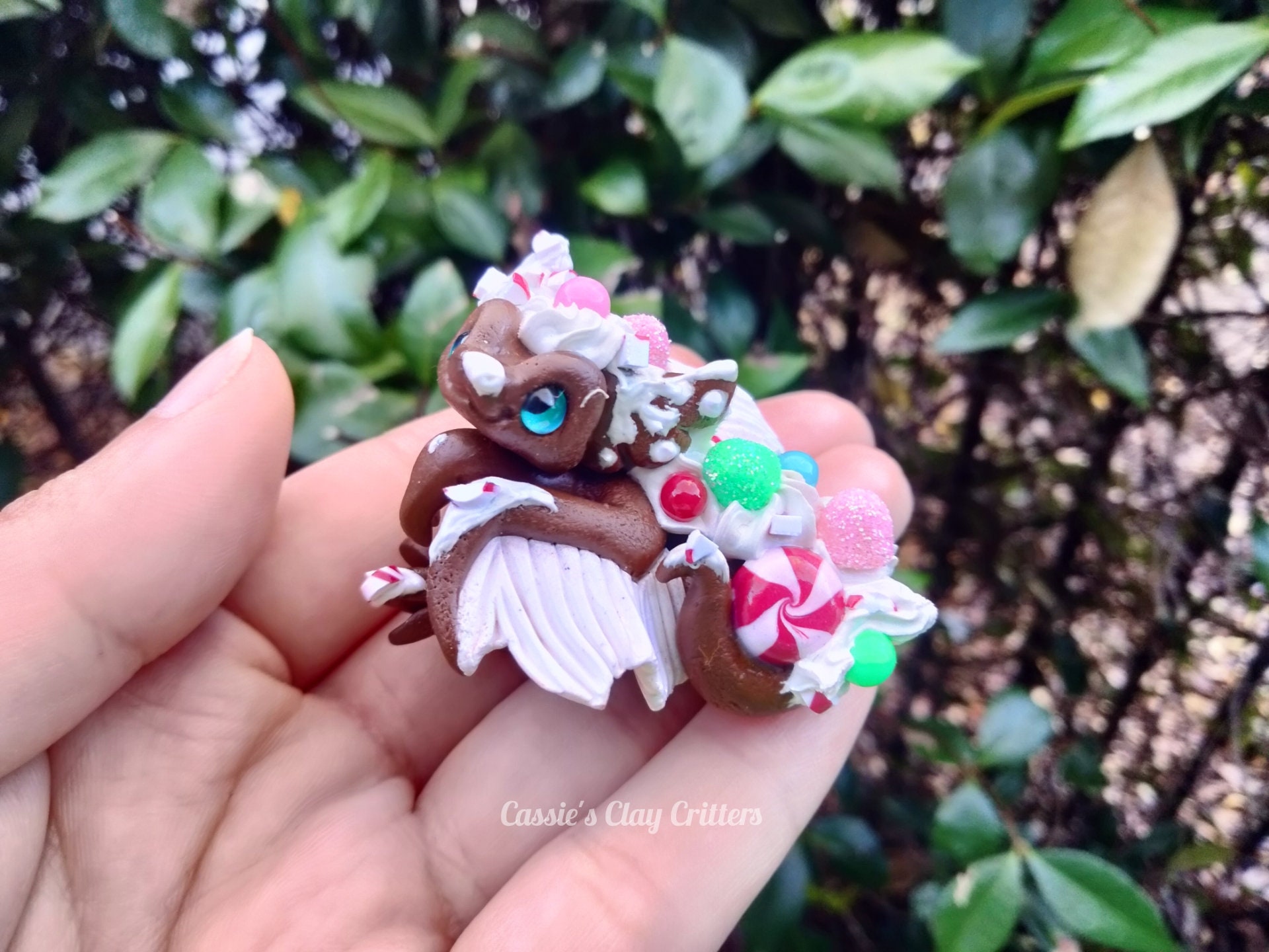 Gingerbread Dragon Bitty ~ Sculpture - Etsy