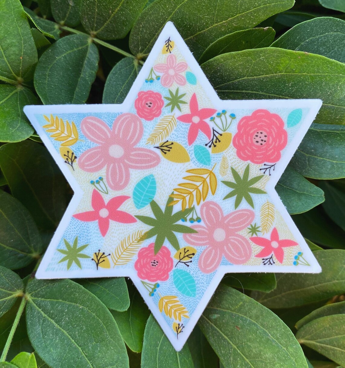 Jewish Star Sticker / Star of David Vinyl Die Cut 3 Inch - Etsy