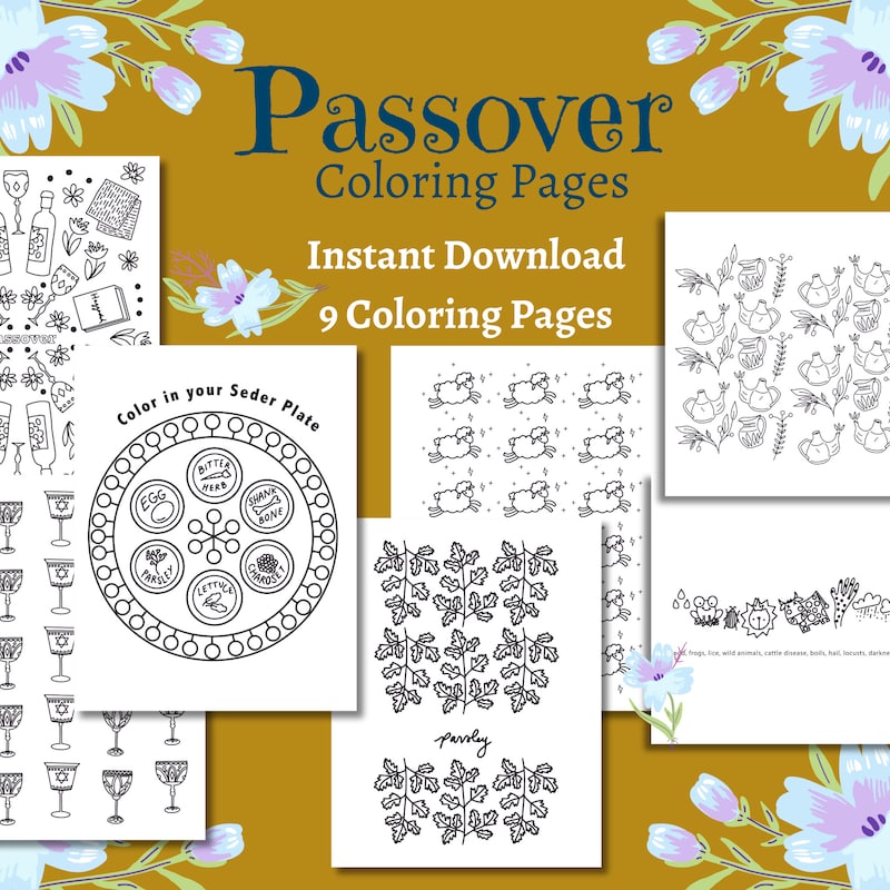 Passover Seder Plate Clipart - Etsy