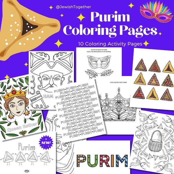 Purim Mask - Etsy
