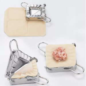 Heart or Triangle Shaped Dumpling Ravioli Pierogi Stainless - Etsy