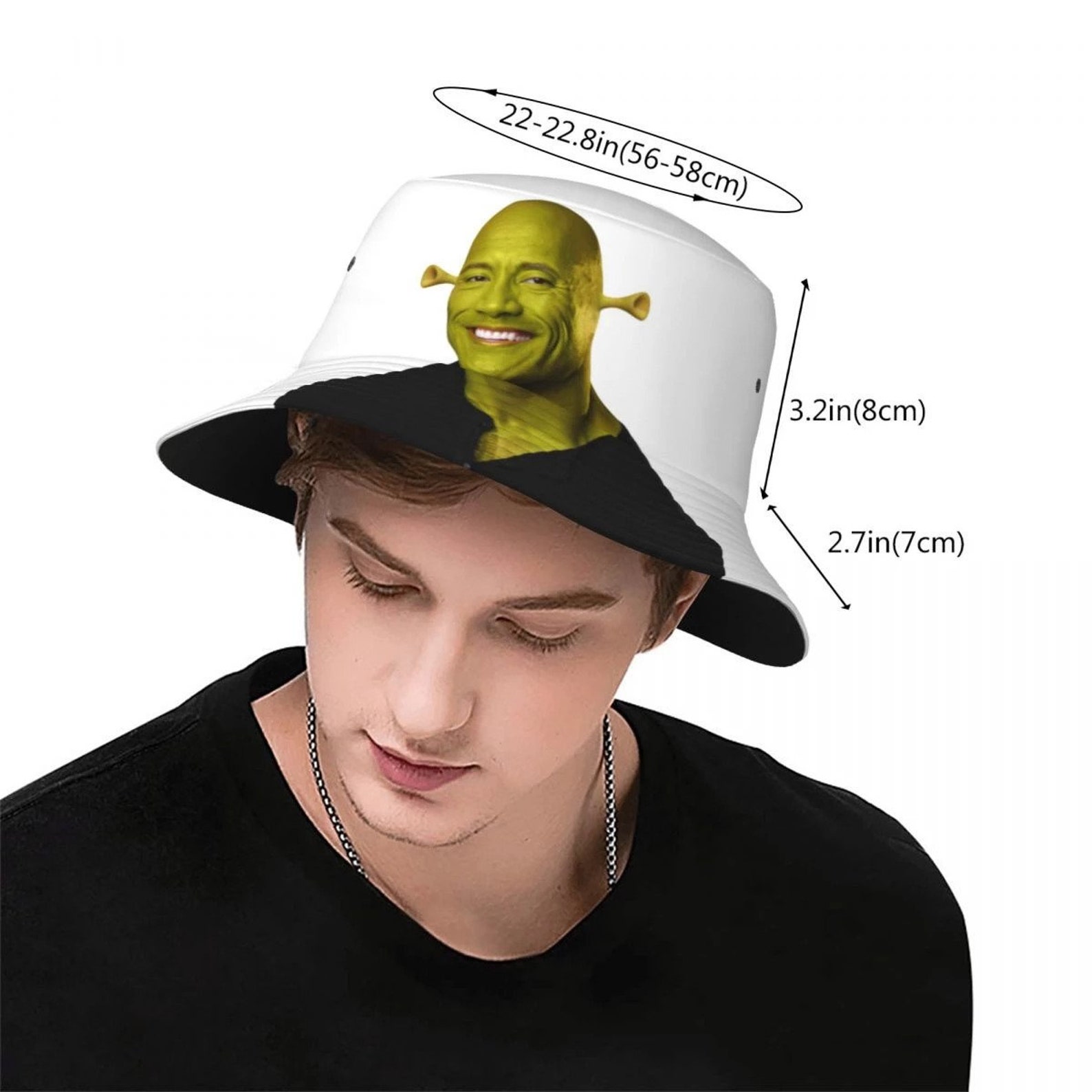Cursed Dwayne the Rock Johnson Shrek Meme Beanie Hat - Etsy Israel