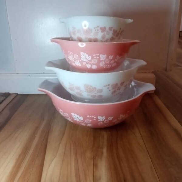 Pink Pyrex Bowls - Etsy