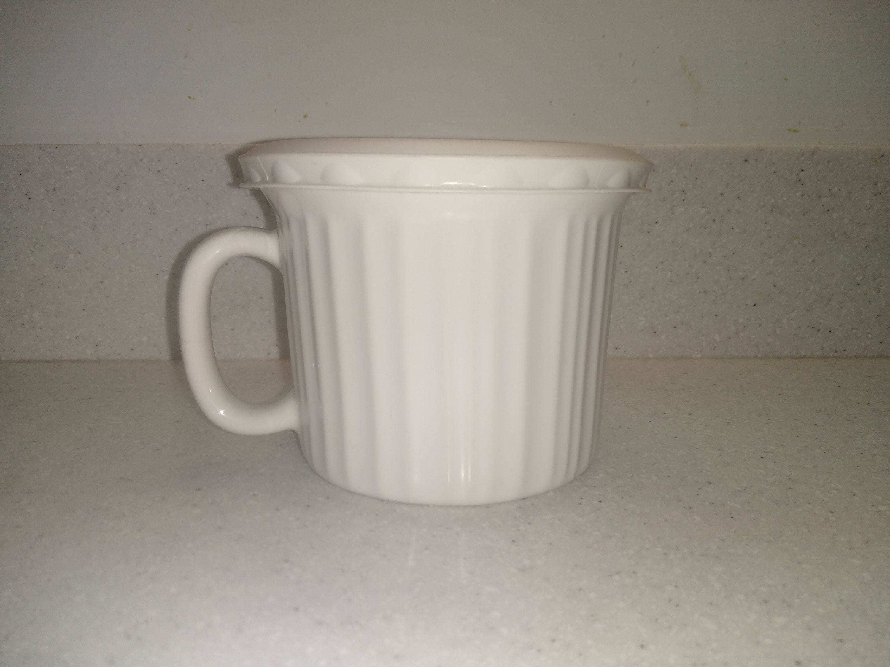 Corningware French White 22oz Soup Mug With Vented Lid - Etsy