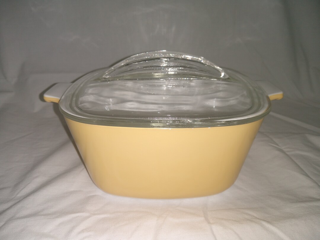 Yellow Corningware Casserole Dish With Lid - Etsy