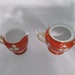 Red Noritake China Sugarbowl and Creamer - Etsy