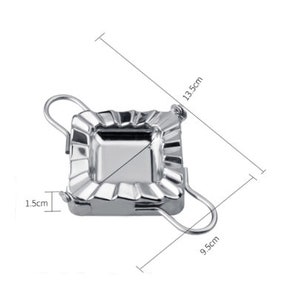 Heart or Triangle Shaped Dumpling Ravioli Pierogi Stainless - Etsy