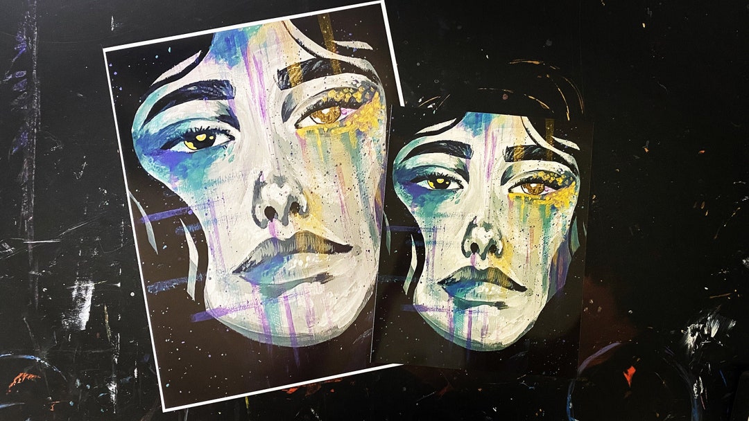 PASSIVE Art Print Acrylic Painting - Etsy