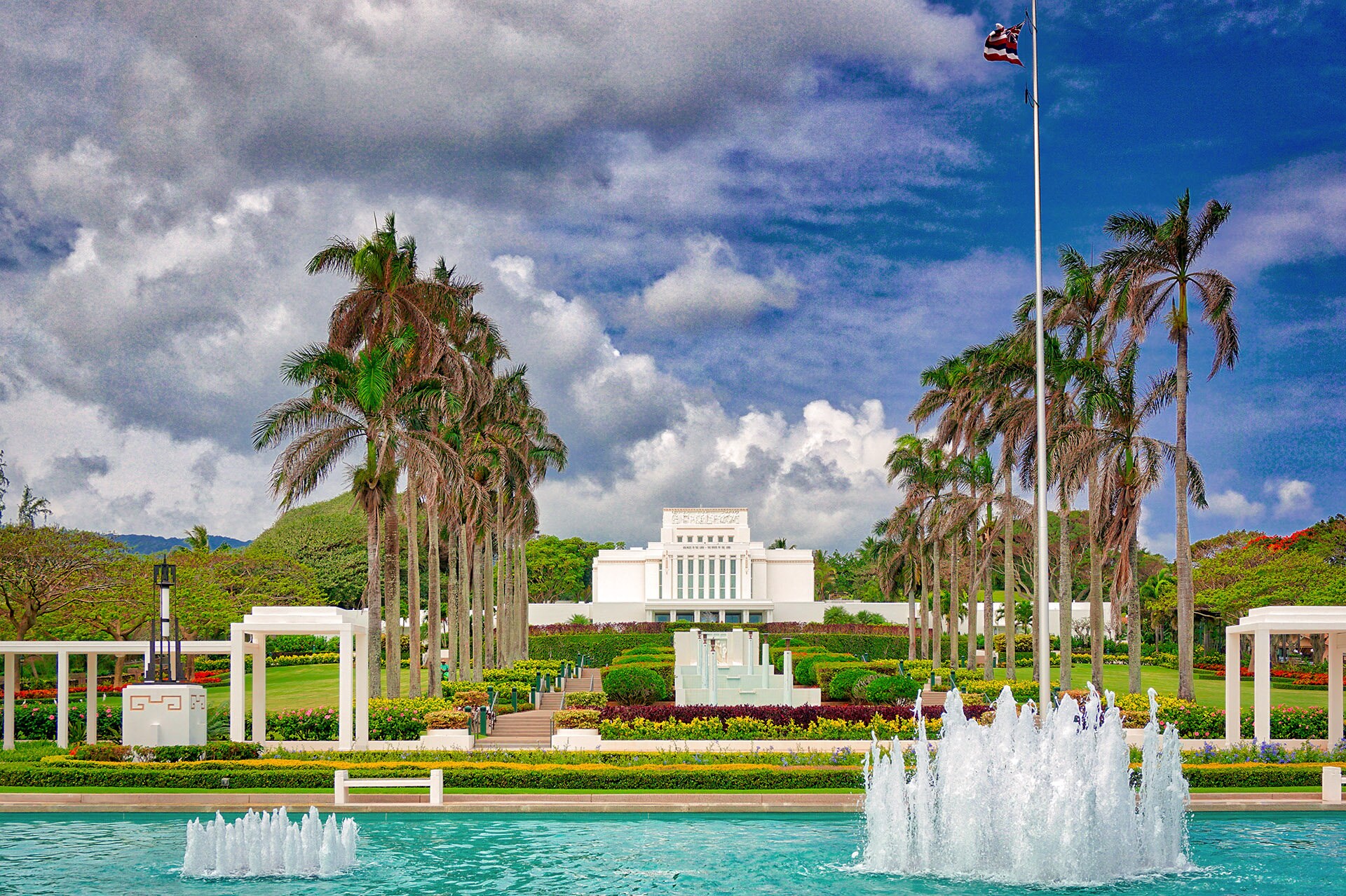 Hawaii Temple, LDS Hawaii Temple, Mormon Temple Laie Hawaii, Temple ...