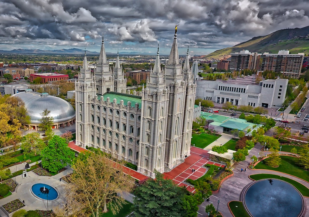 LDS Salt Lake Temple LDS Conference Center Mormon Tabernacle Temple ...