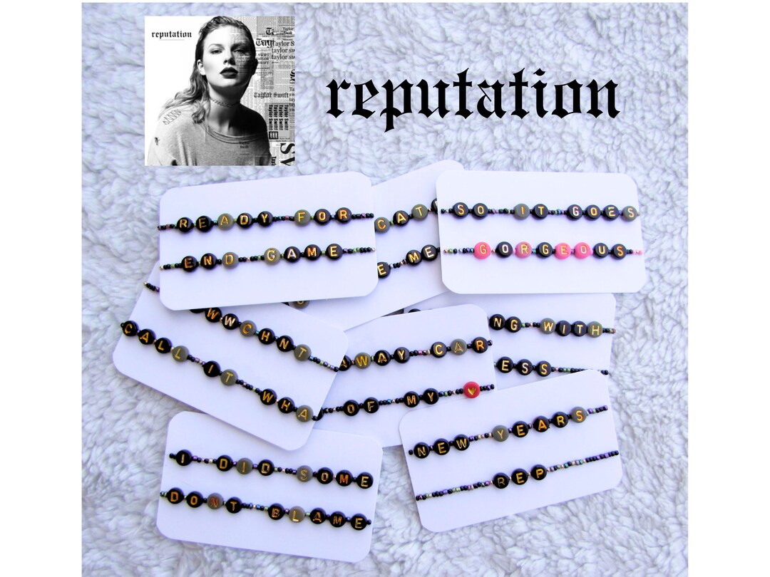 Taylor Swift Reputation Album Inspired Friendship Bracelets - Etsy