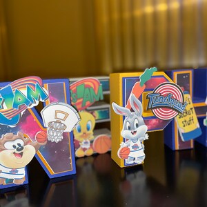 Space Jam 3D Letters - Etsy