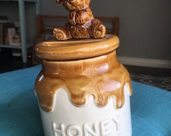 Vintage honey pot | Etsy