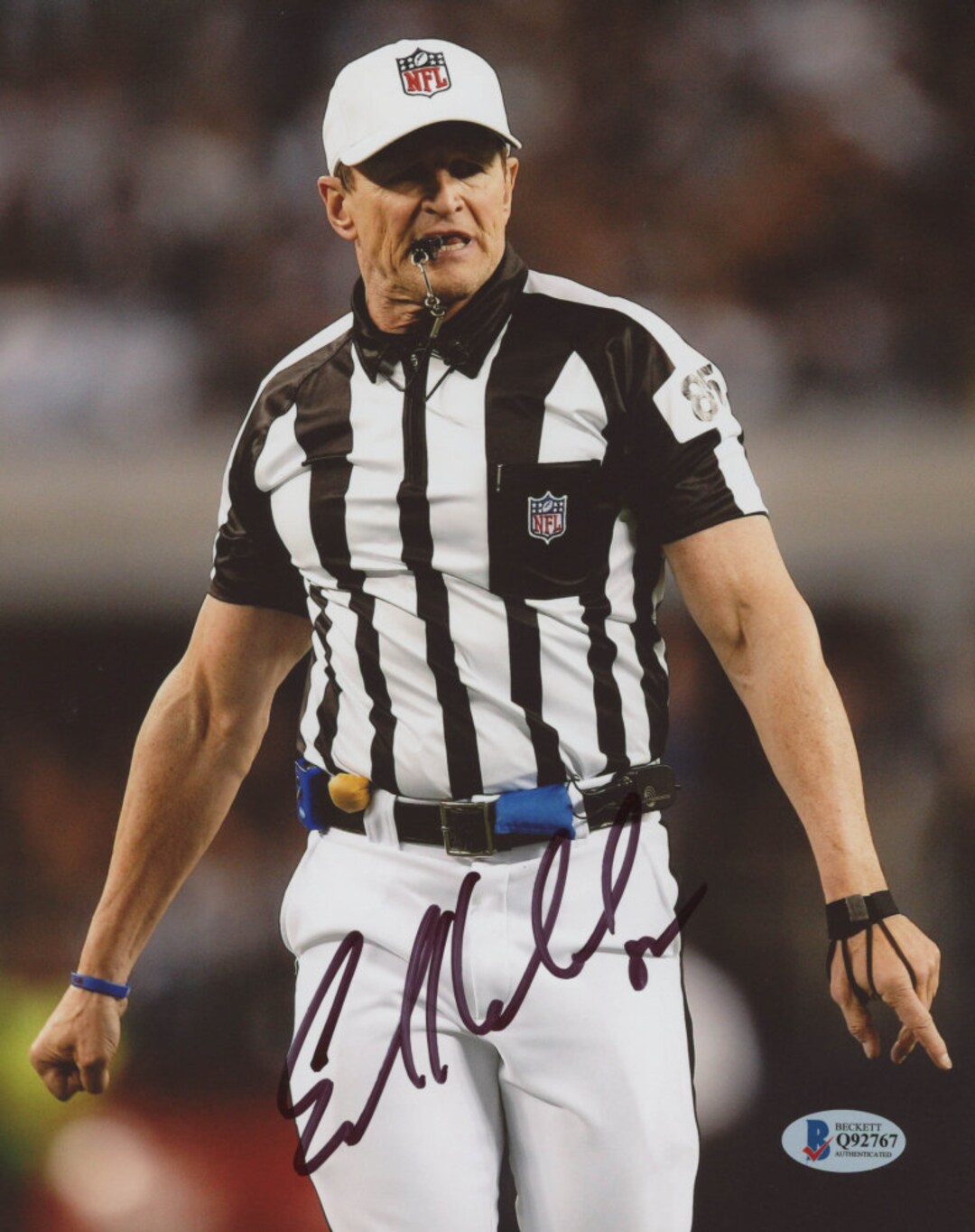 Ed Hochuli Autographed 8x10 Photo - NFL Referee - Certified by Beckett ...