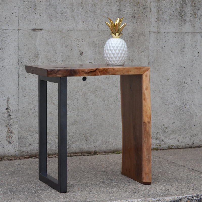 Wood Table With Waterfall - Etsy