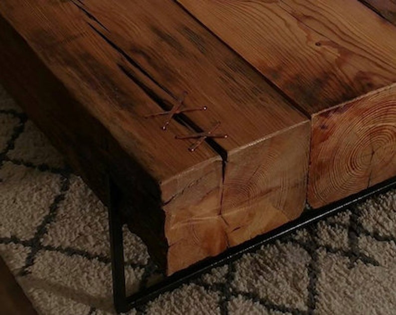 Coffee Table Coffee Table Farm Style Table Barn Beam Table - Etsy