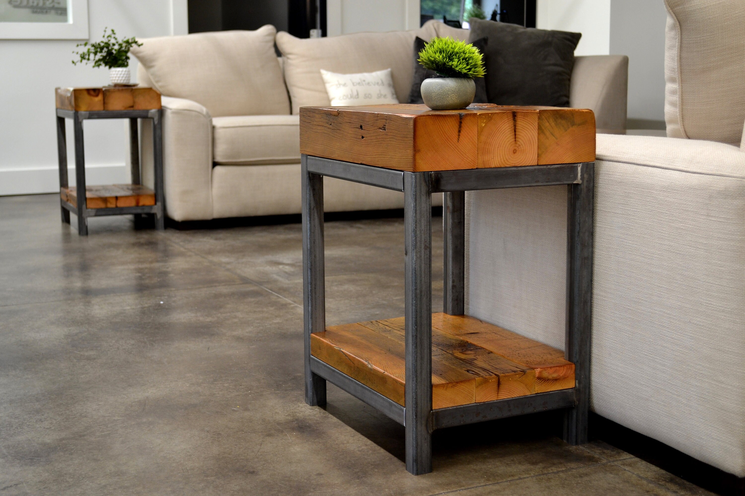 Barn Beam Table Farm Style Table Rustic Table Cabin Table | Etsy