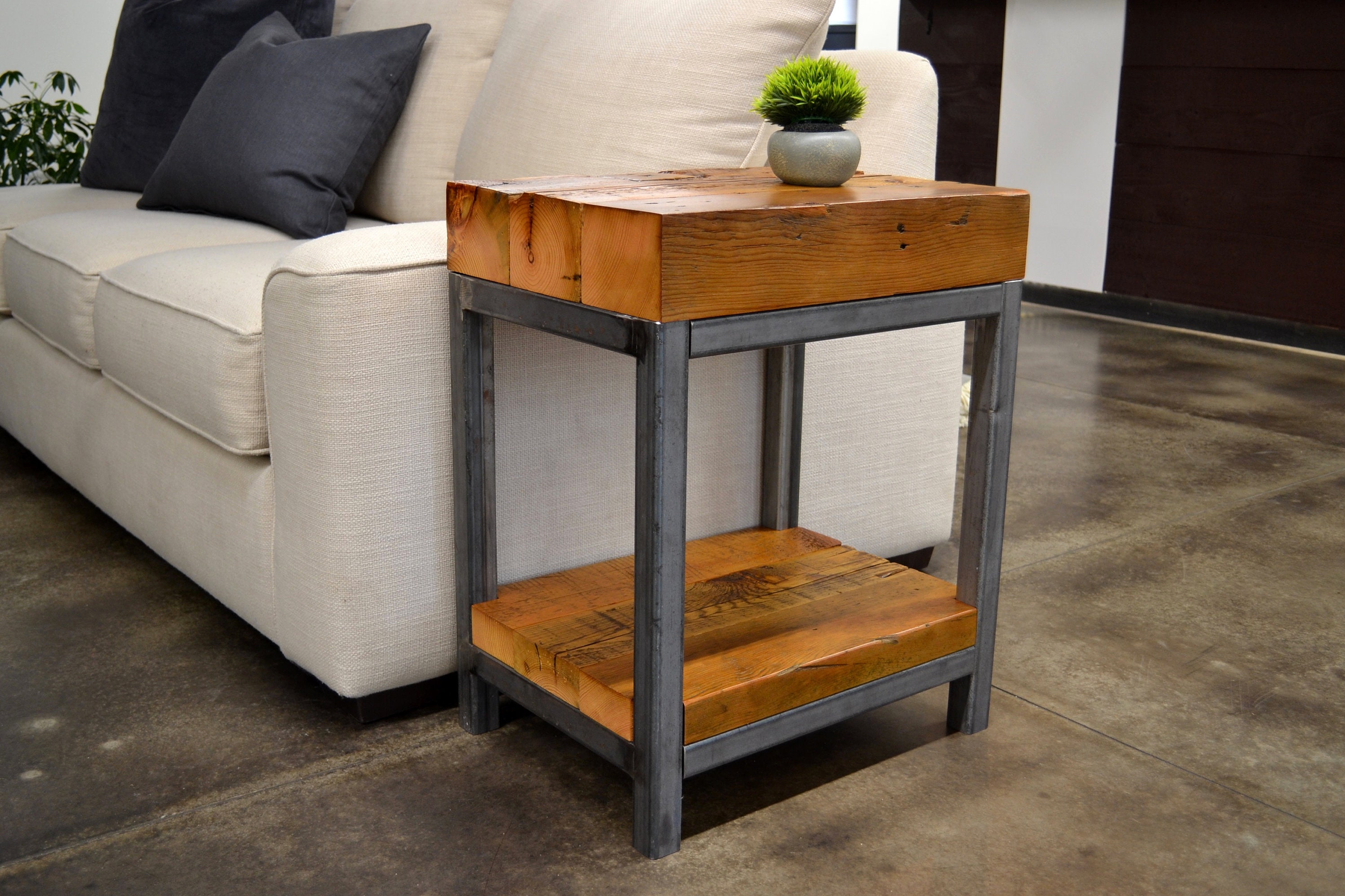 Barn Beam Table Farm Style Table Rustic Table Cabin Table | Etsy