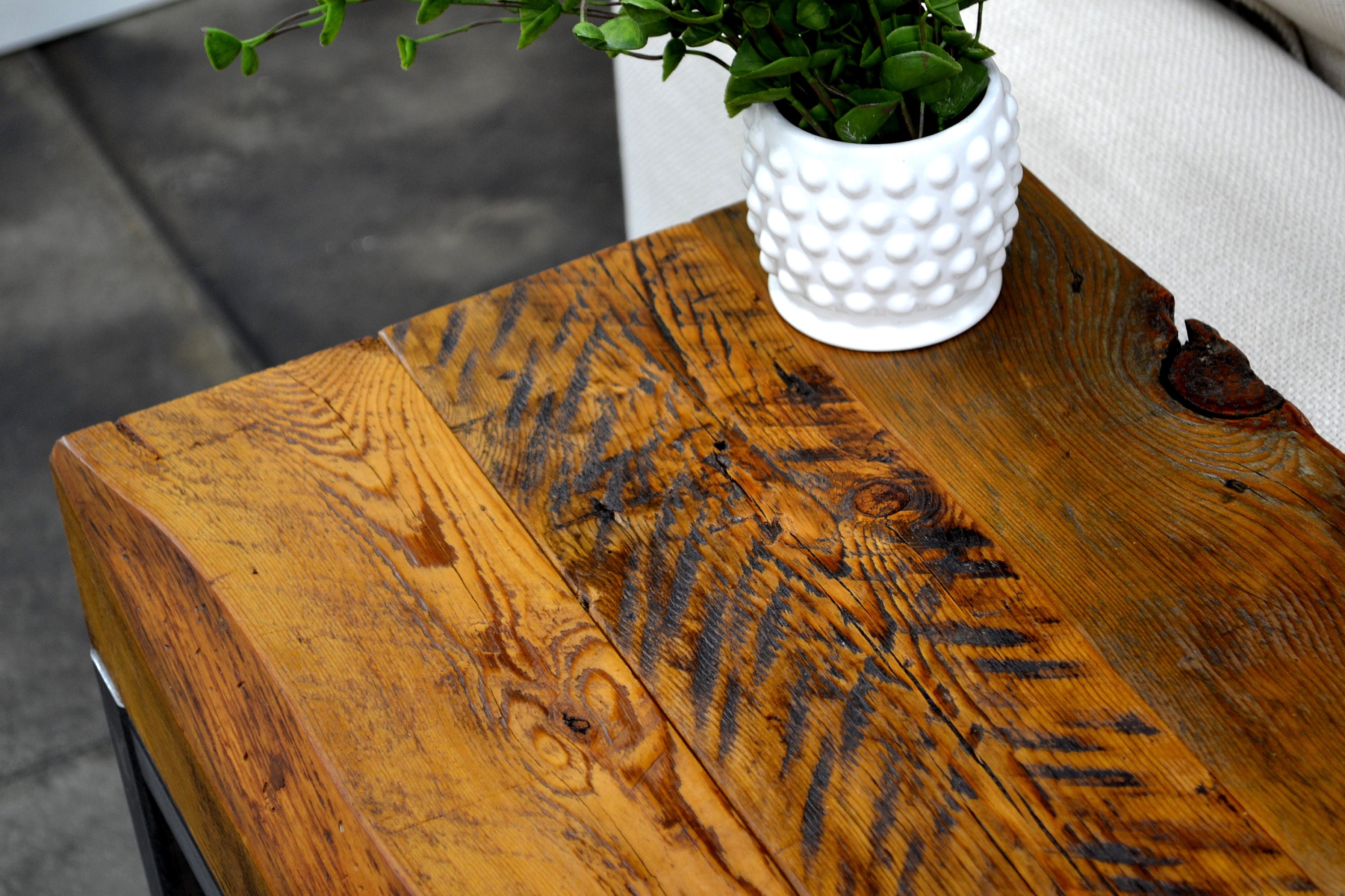 Barn Beam Table Farm Style Table Rustic Table Cabin Table | Etsy