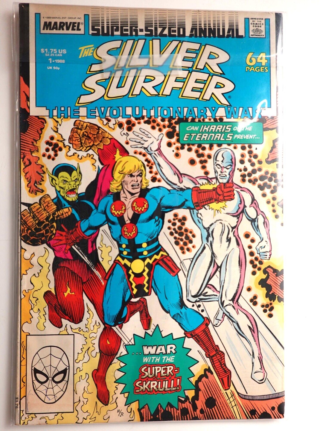 Silver Surfer Annual #1 (1988): Evolutionary War, Super Skull - Etsy