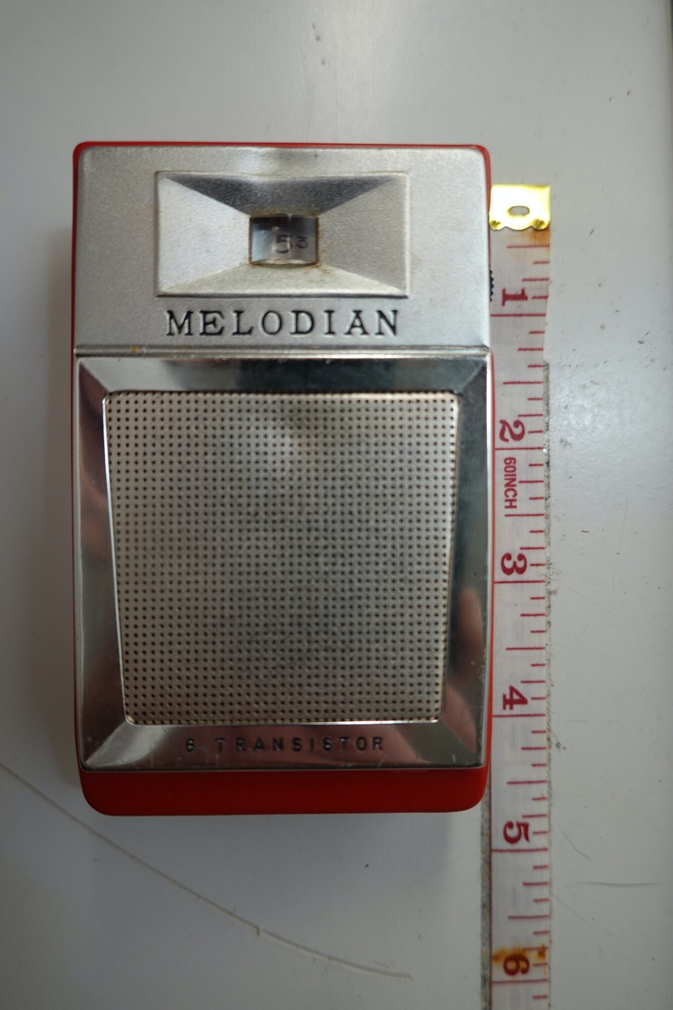 Vintage Melodian Transister Solid State 1960's Radio 9 Volt Battery ...